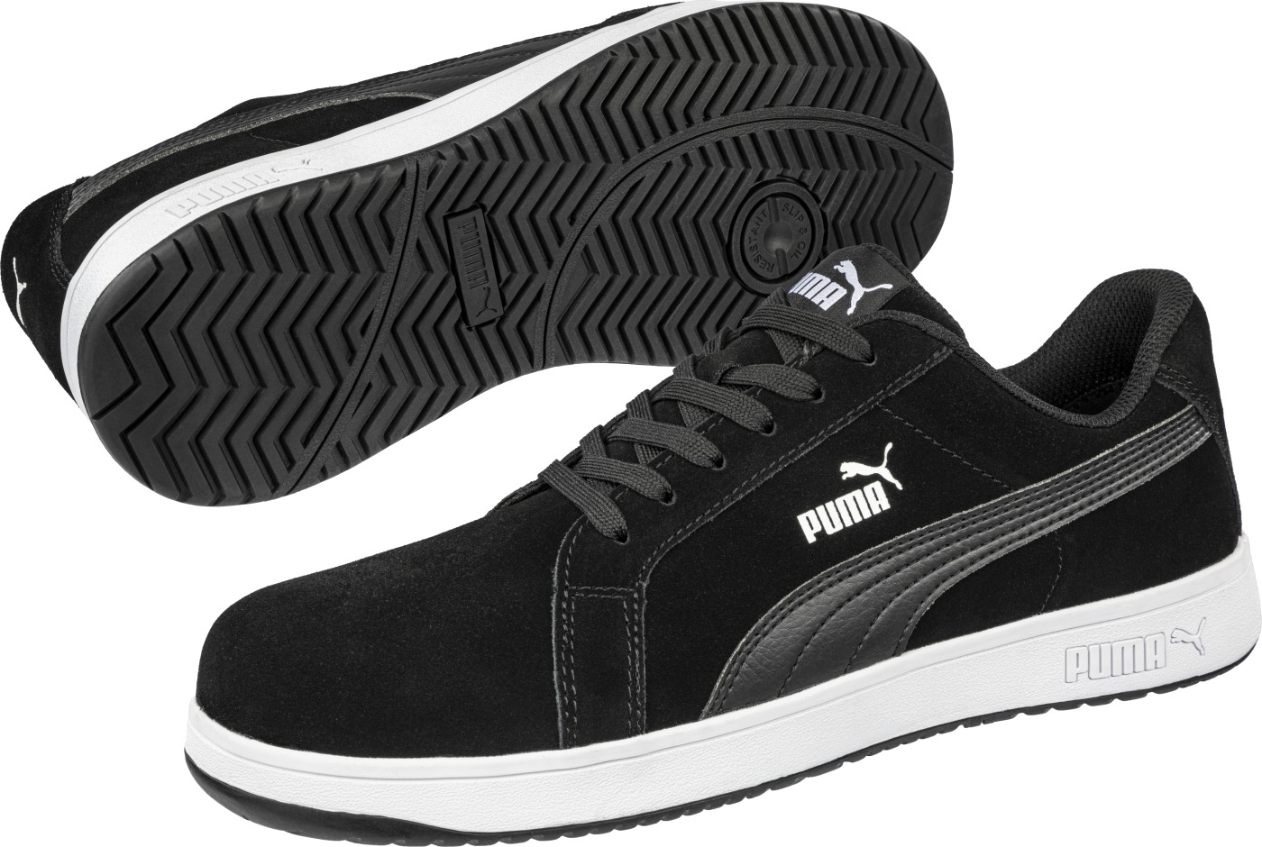 PUMA ICONIC SUEDE BLACK LOW (64.001.0) | Shoeteq by Belconfect
